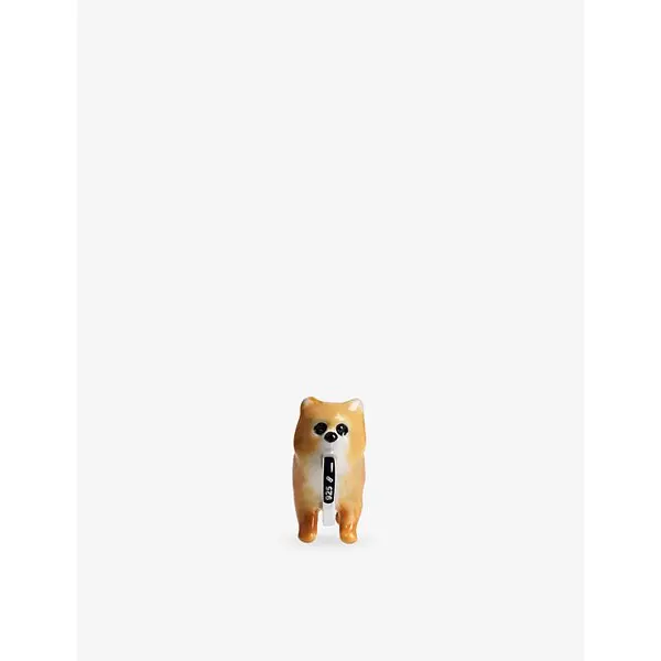 POUBEL Pomeranian Enamelled Sterling Charm