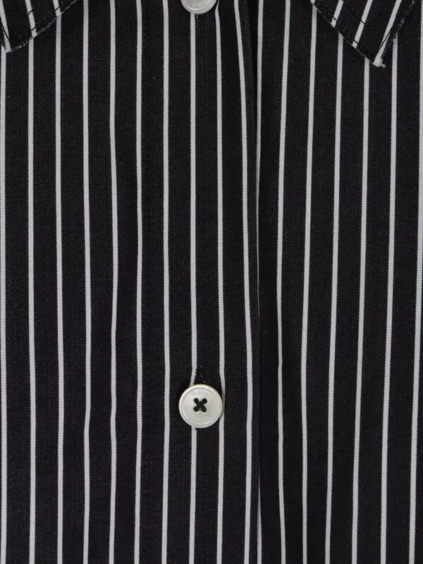 TOTEME Striped Kimono-sleeve Shirtdress
