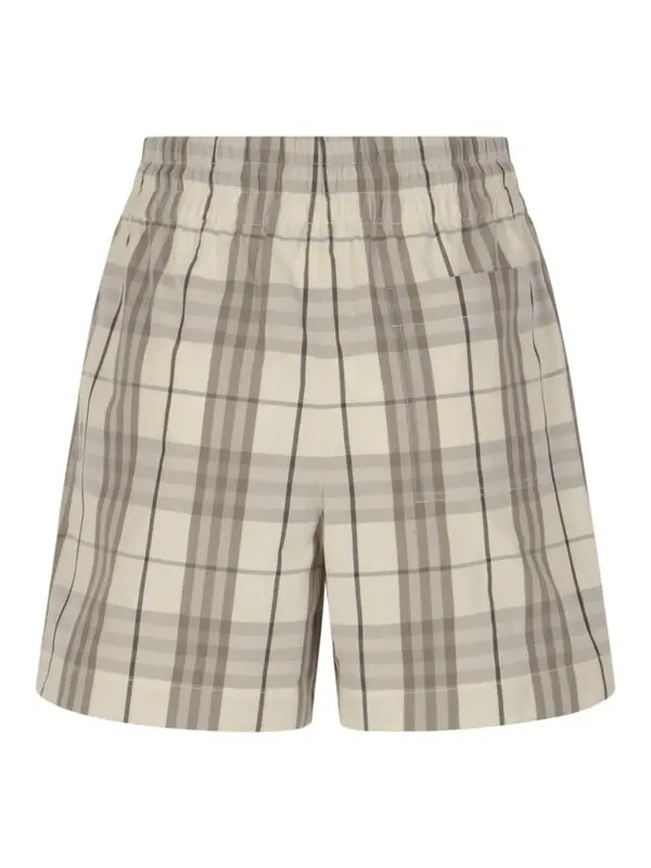 Burberry Cotton Check Shorts