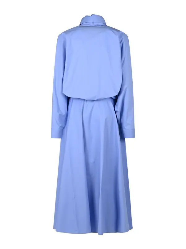 Balenciaga Long Poplin Dress