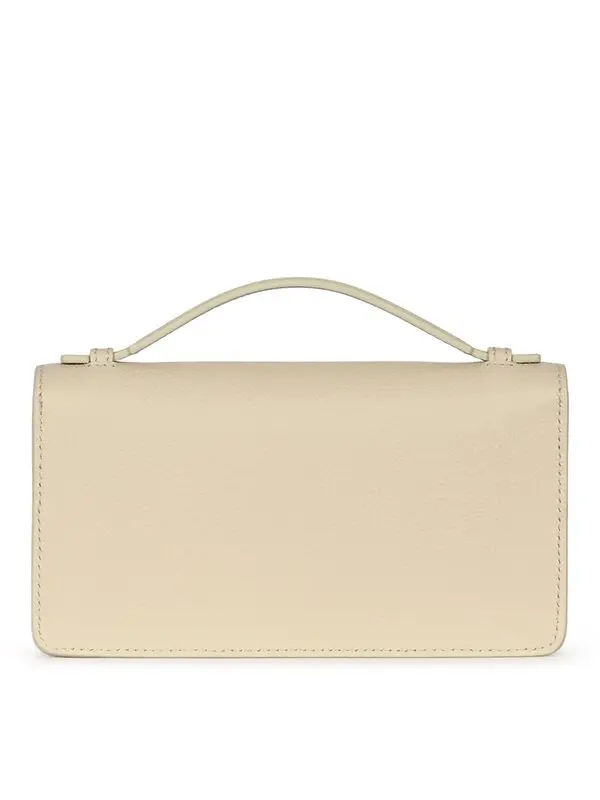 Valentino Garavani Wallet W/strap | Vlogo Signature | Vit. Soft Grain/a.brass Logo
