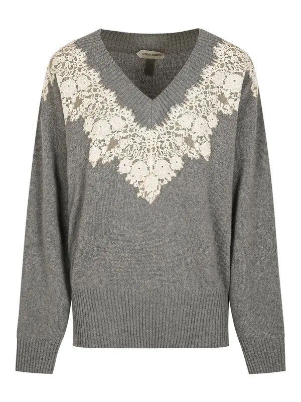 Alberta Ferretti Sweater Caschmire Cammel Blend