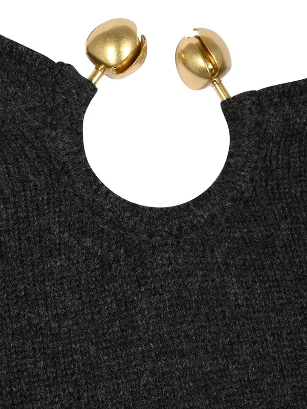 Alberta Ferretti Sweater Merinos Wool Silk Cashmere