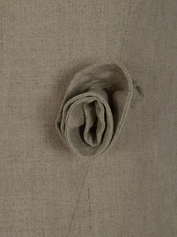 Coperni Linen Flower Gown