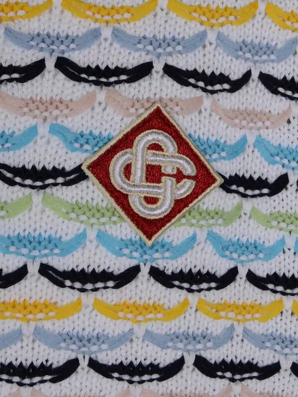 Casablanca Tuck Stitch Short Sleeve Shirt