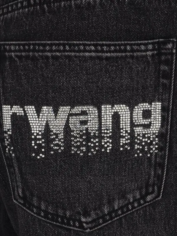 Alexander Wang Blow Up Jean W/ Crystal Hotfix At Back Pockets
