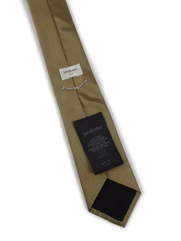 Saint Laurent Cravate Satin - Brown