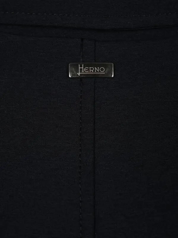Herno Blazer Con Pettorina Liscio