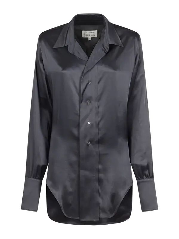 MAISON MARGIELA Long-sleeved Shirt - Grey