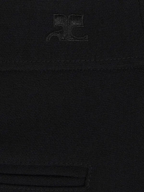 COURREGES Heritage Crepe Tailored Pants