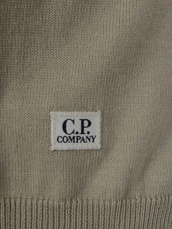 C.P. COMPANY Cotton Sea Island Short Sleeve Polo Sweater