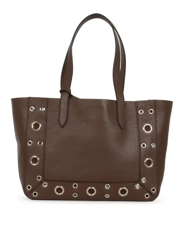 Valentino Garavani Small Tote | Nellcote | Vit.st.alce/pall.multi Studs-logo