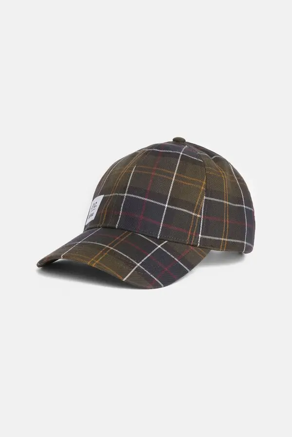 Barbour X A.p.c. Cappello Con Visiera In Tartan