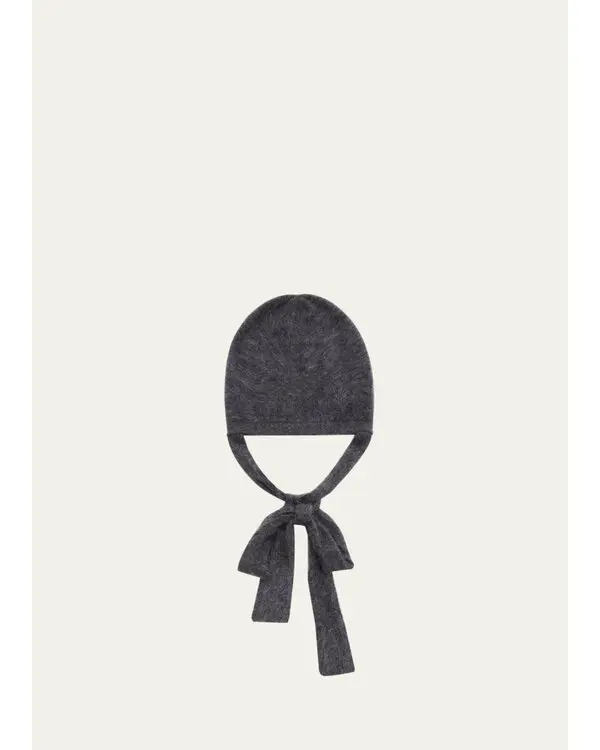 LISA YANG The Brushed Cashmere Tied Hood