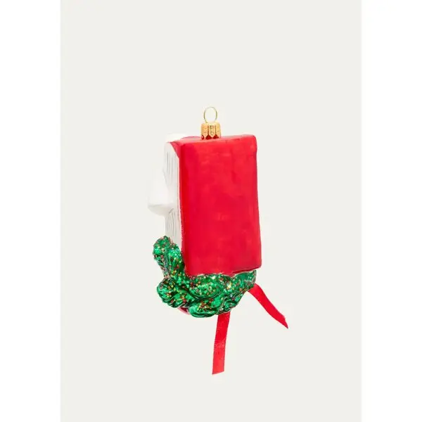 IMPULS Christmas Eve Calendar Glass Ornat