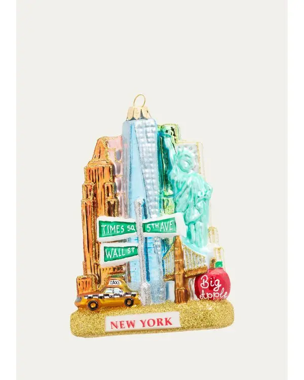 IMPULS New York Landscape Glass Ornat