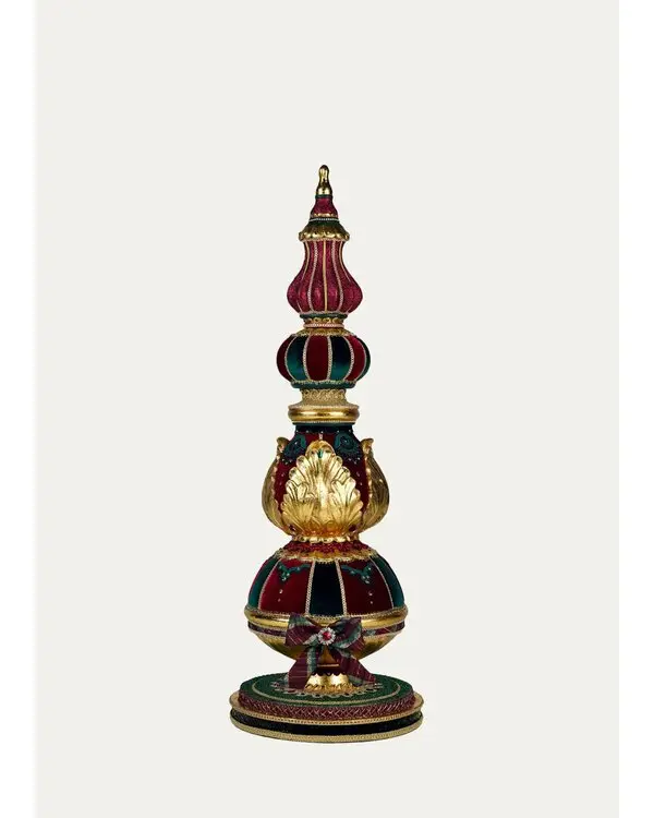 KATHERINE'S COLLECTION Timeless Tidings Finial