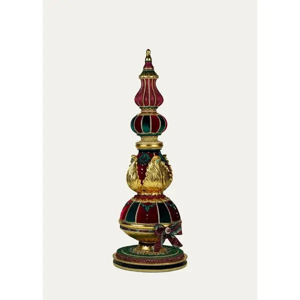 KATHERINE'S COLLECTION Timeless Tidings Finial