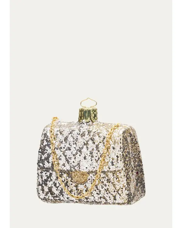 Bergdorf Goodman Glitter Handbag Ornat