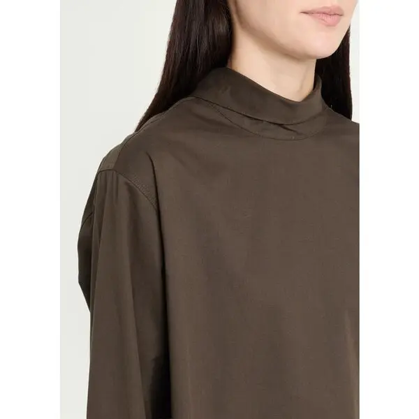 6397 Turtleneck Cotton-silk Shirt