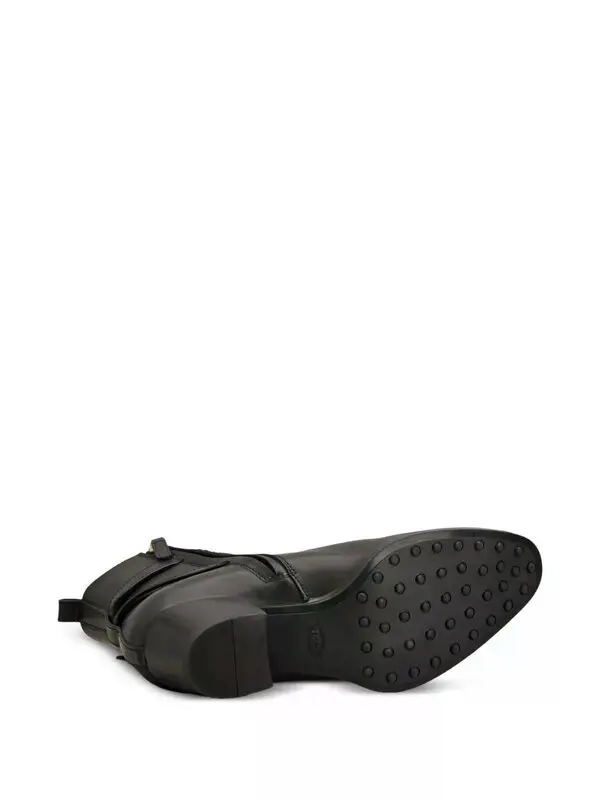 TOD'S T Timeless Buckle Ankle Boots