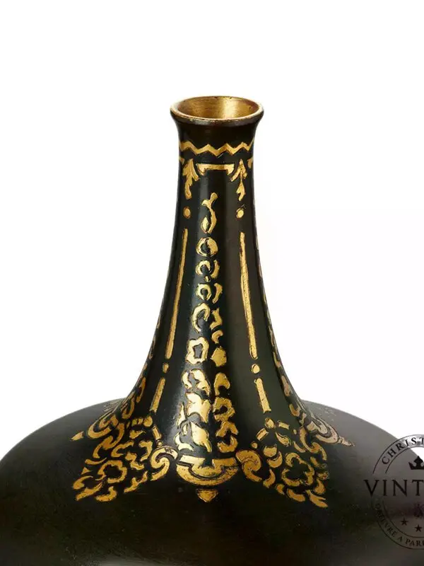 Christofle 1920 Dinanderies Patinated Gilded Vase