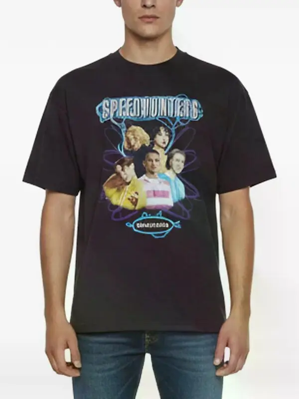 Balenciaga Speedhunters Graphic-print T-shirt - Grey