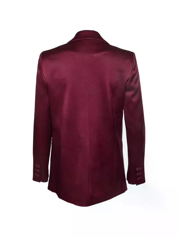 Alice + Olivia Single-breasted Satin Blazer