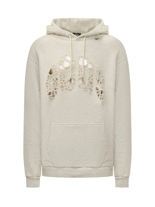 Gcds Laser Logo Hoodie Sweatshirt