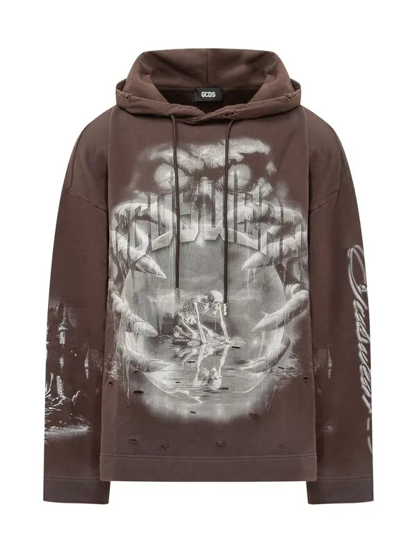 Gcds Gothic Graphic Hoodie