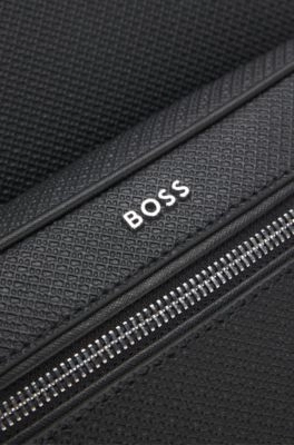 BOSS Faux-leather Backpack With Smart Sleeve