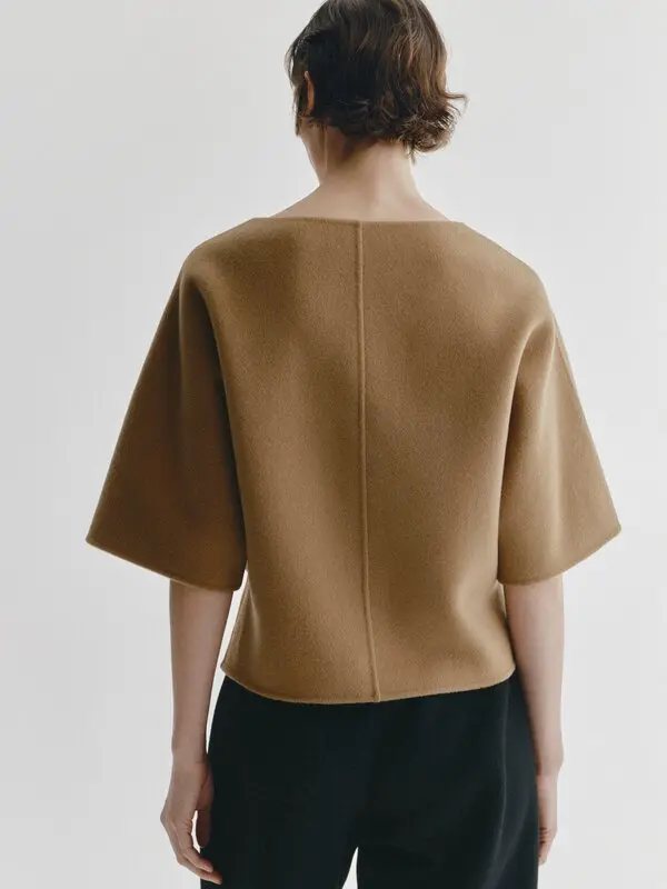 LISA YANG Doublé Round Neck Top