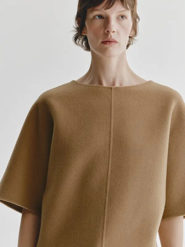 LISA YANG Doublé Round Neck Top