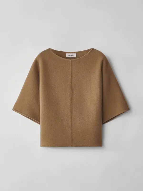 LISA YANG Doublé Round Neck Top