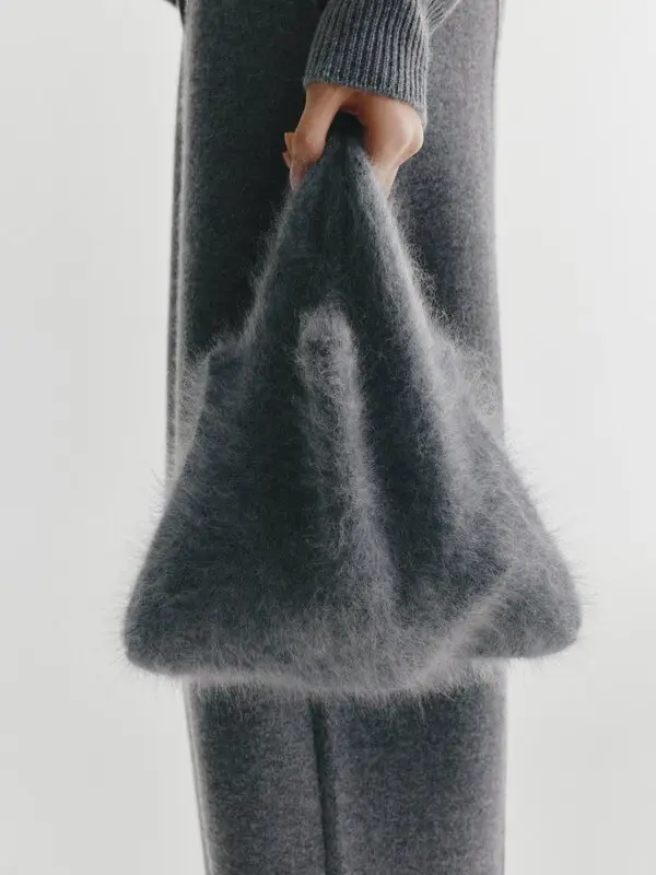 LISA YANG Oma Brushed Bag - Graphite Brushed