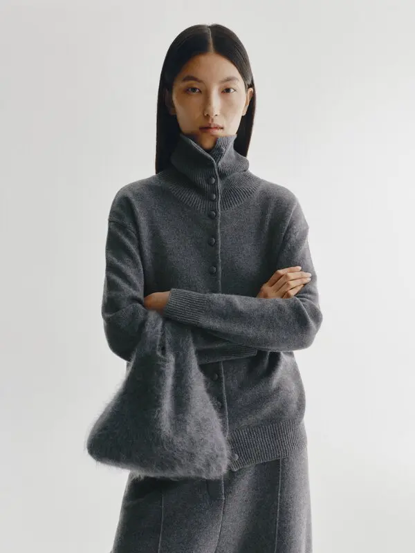 LISA YANG Oma Brushed Bag - Graphite Brushed
