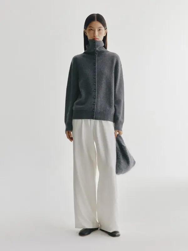 LISA YANG Denie Cardigan - Graphite