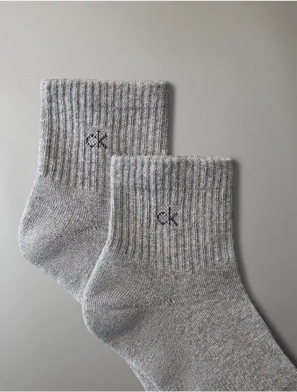 Calvin Klein High Top 3-pack Quarter Socks
