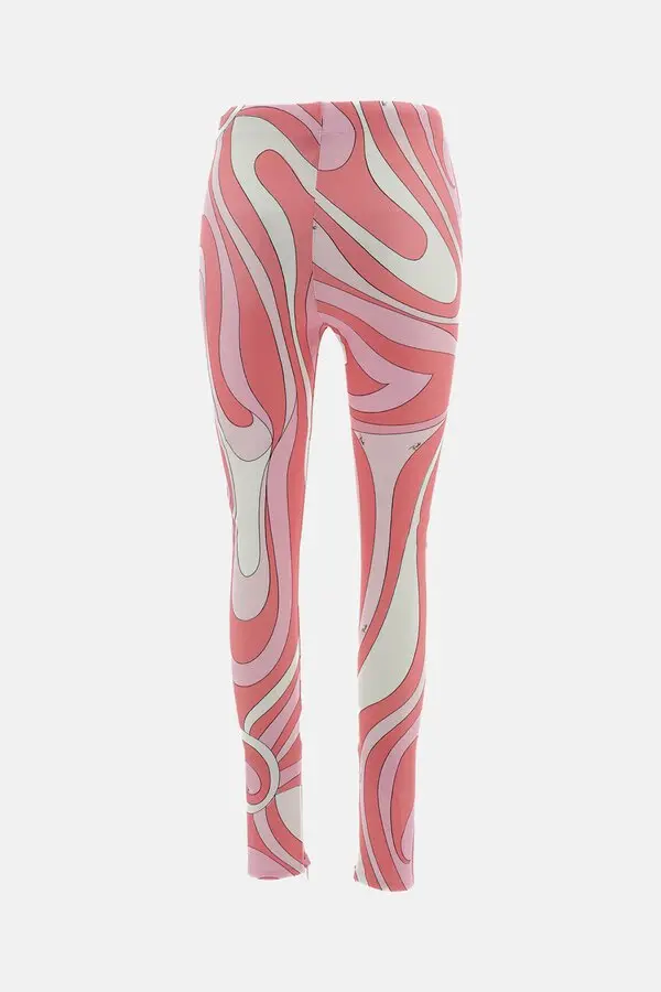 Emilio Pucci Stampa Marmo Leggings - Multicolore
