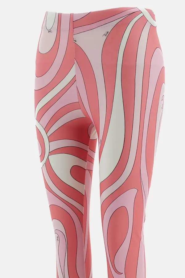 Emilio Pucci Stampa Marmo Leggings - Multicolore