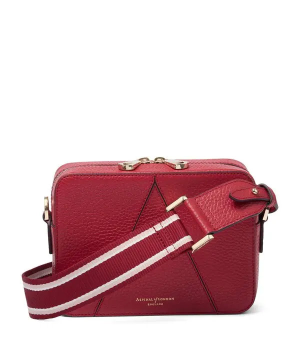 ASPINAL OF LONDON Leather Camera Cross-body Bag