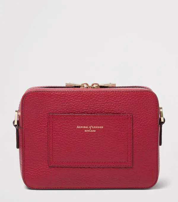 ASPINAL OF LONDON Leather Camera Cross-body Bag