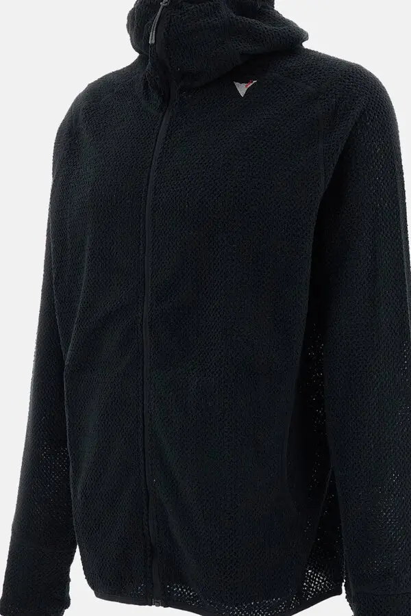 ROA Felpa In Tessuto Termico Con Cappuccio E Zip