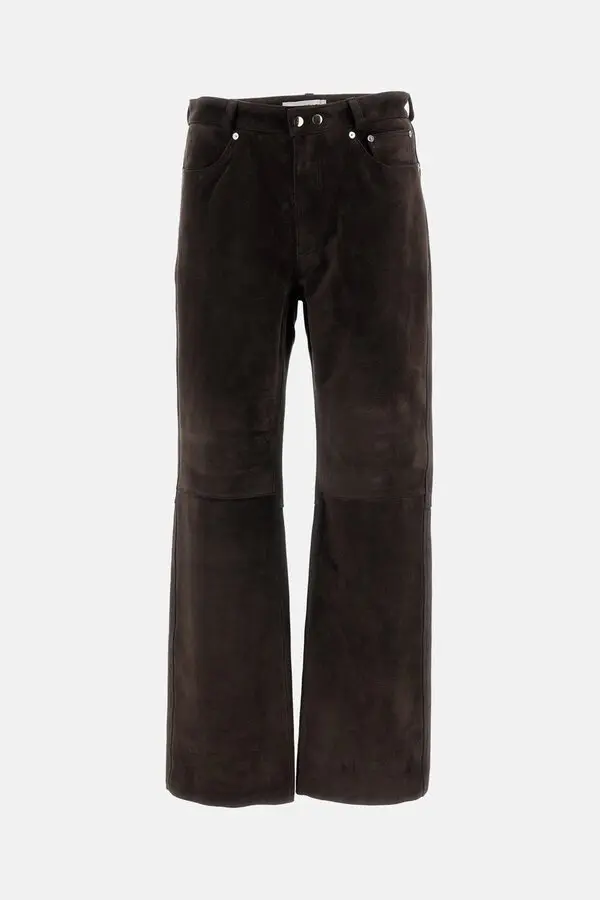 Our Legacy Pantaloni Carlson Cut In Pelle Suede