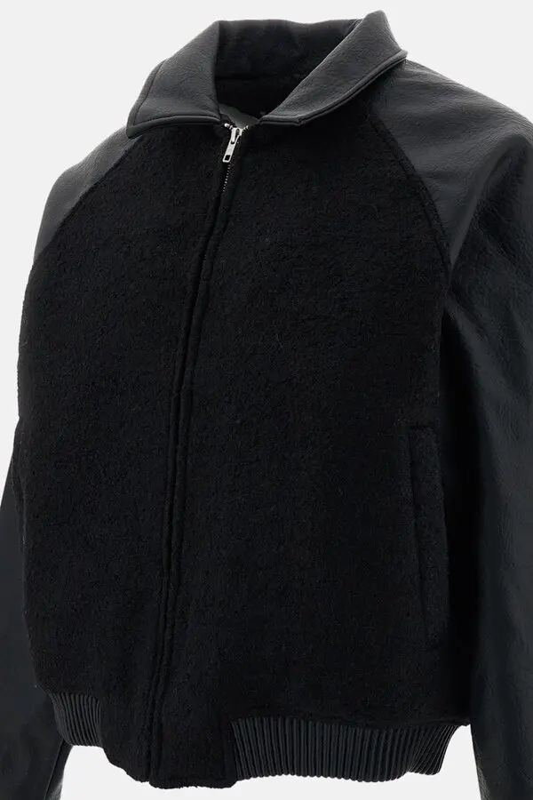 ARTE ANTWERP Giacca Varsity In Pelle Sintetica