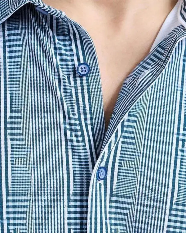 Robert Graham Apos;s Charnwood Geometric Shirt - Blue