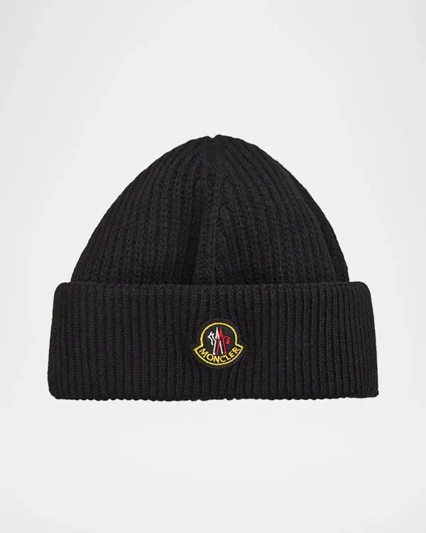 Moncler Apos;s Wool And Cashmere Beanie - Black