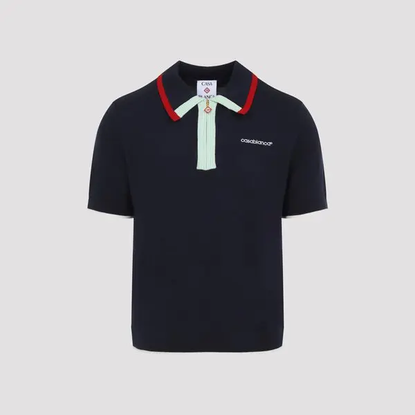 Casablanca Knitted Track Polo