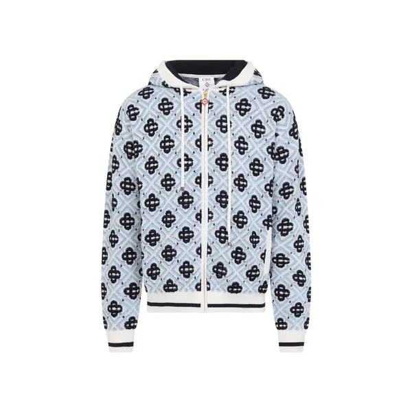 Casablanca Monogram Zip Hp Hoodie