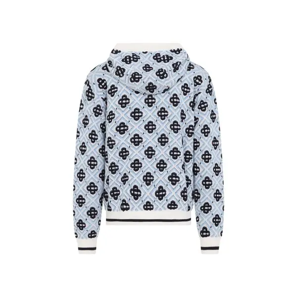 Casablanca Monogram Zip Hp Hoodie